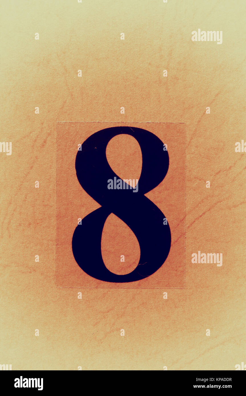 Number eight -Fotos und -Bildmaterial in hoher Auflösung – Alamy