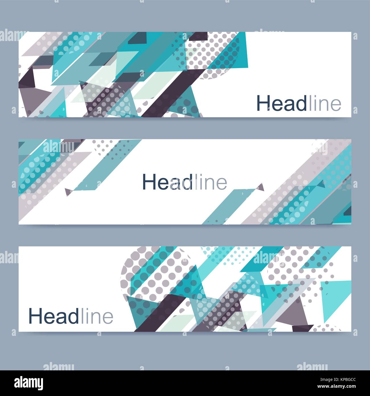 Geometrische moderne Vektor Banner. Abstrakte design banner Web ...