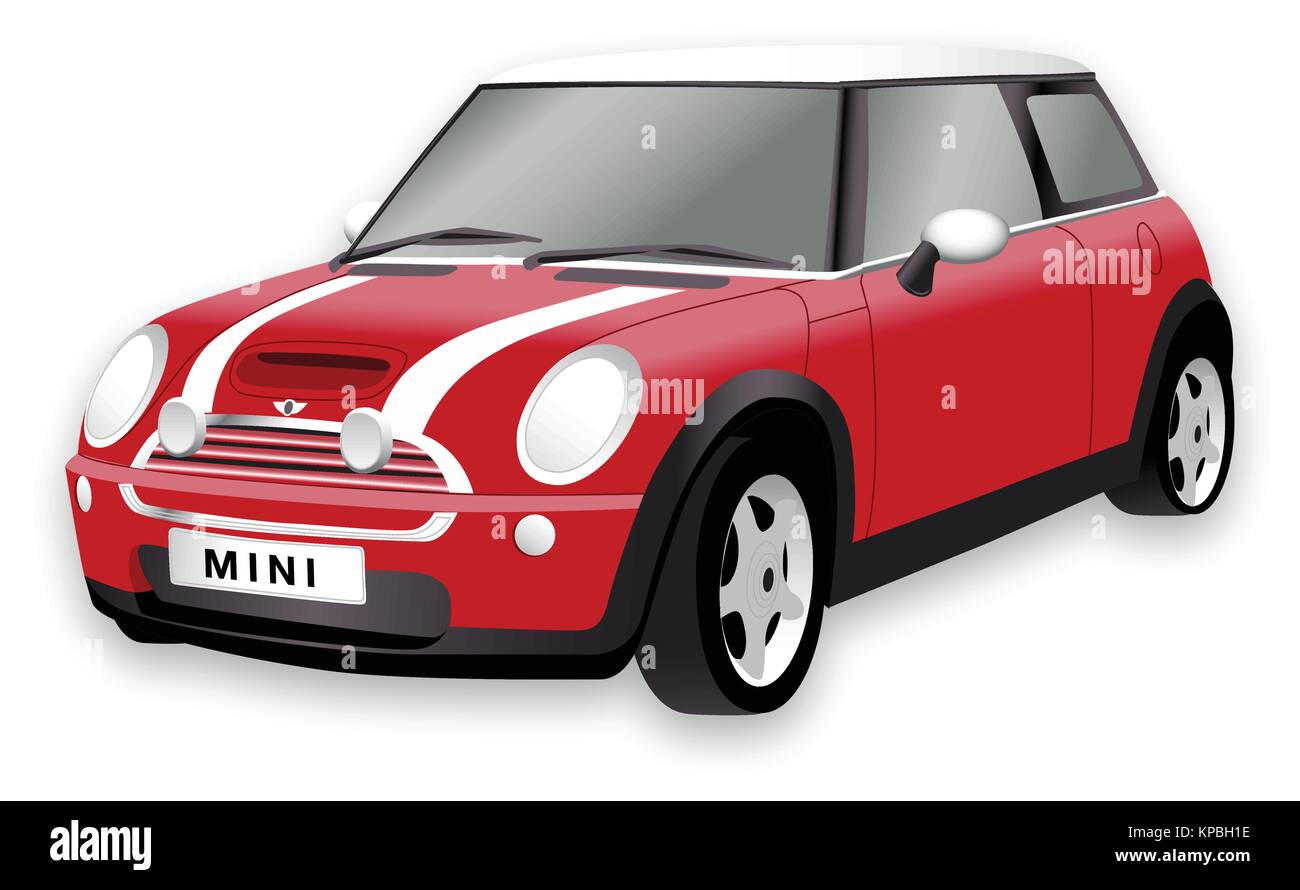 Roter mini cooper Stock-Vektorgrafiken kaufen - Alamy
