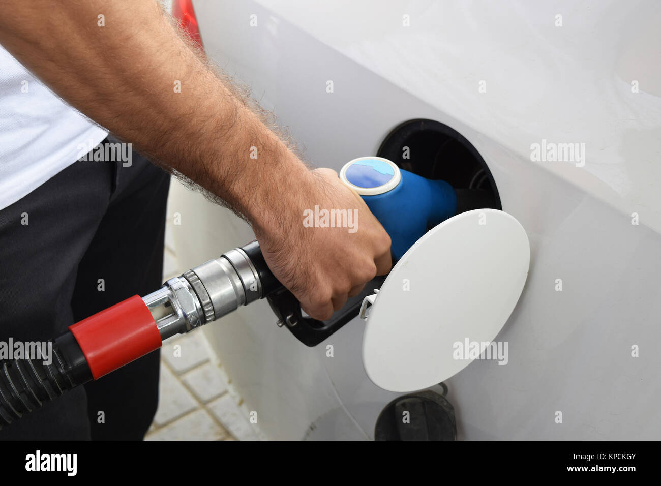 Petroleum diesel bleifreies benzin verbrauch verkehr -Fotos und ...