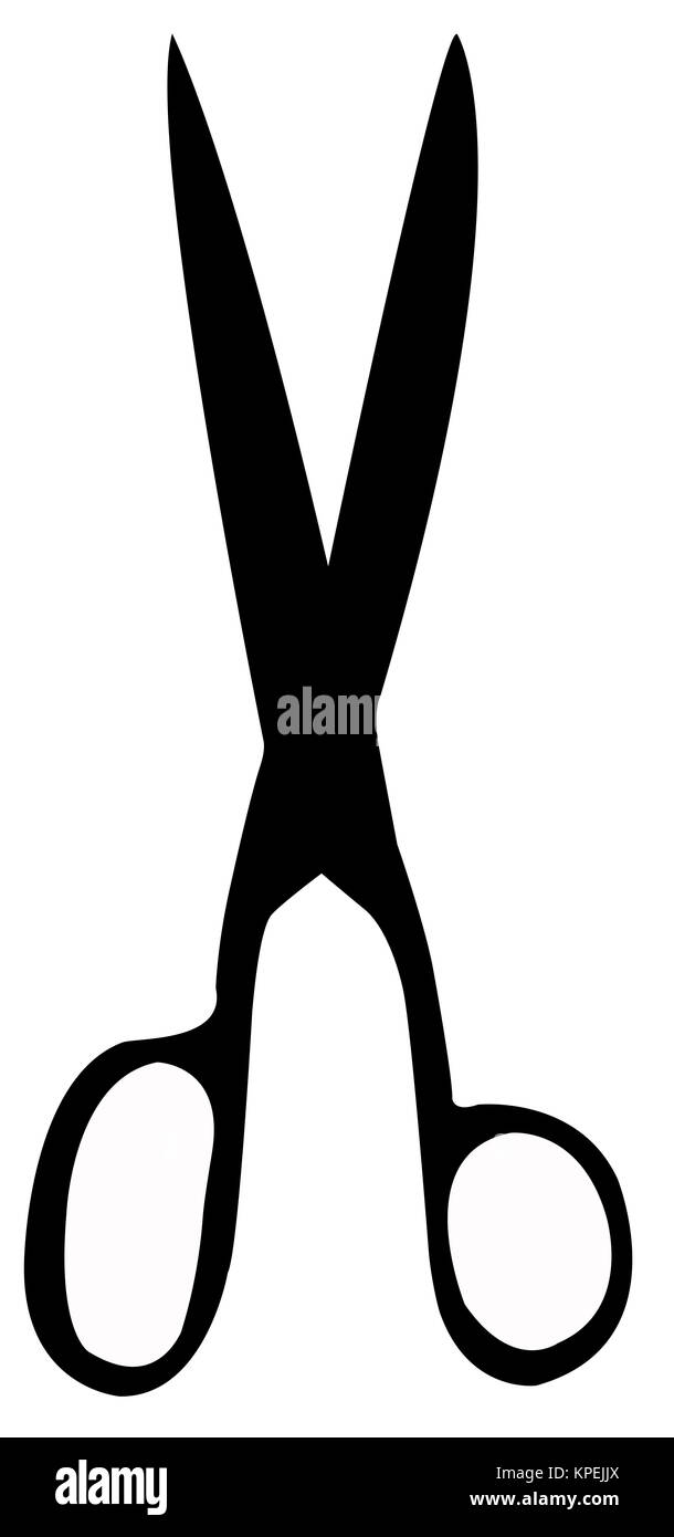 Schere symbol mit trennlinie -Fotos und -Bildmaterial in hoher ...