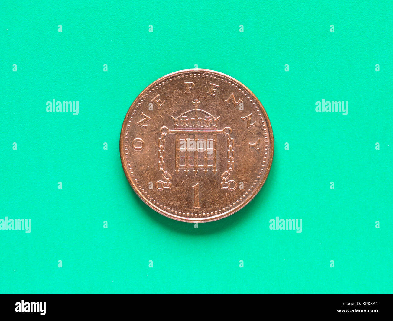 1 pence coin -Fotos und -Bildmaterial in hoher Auflösung – Alamy
