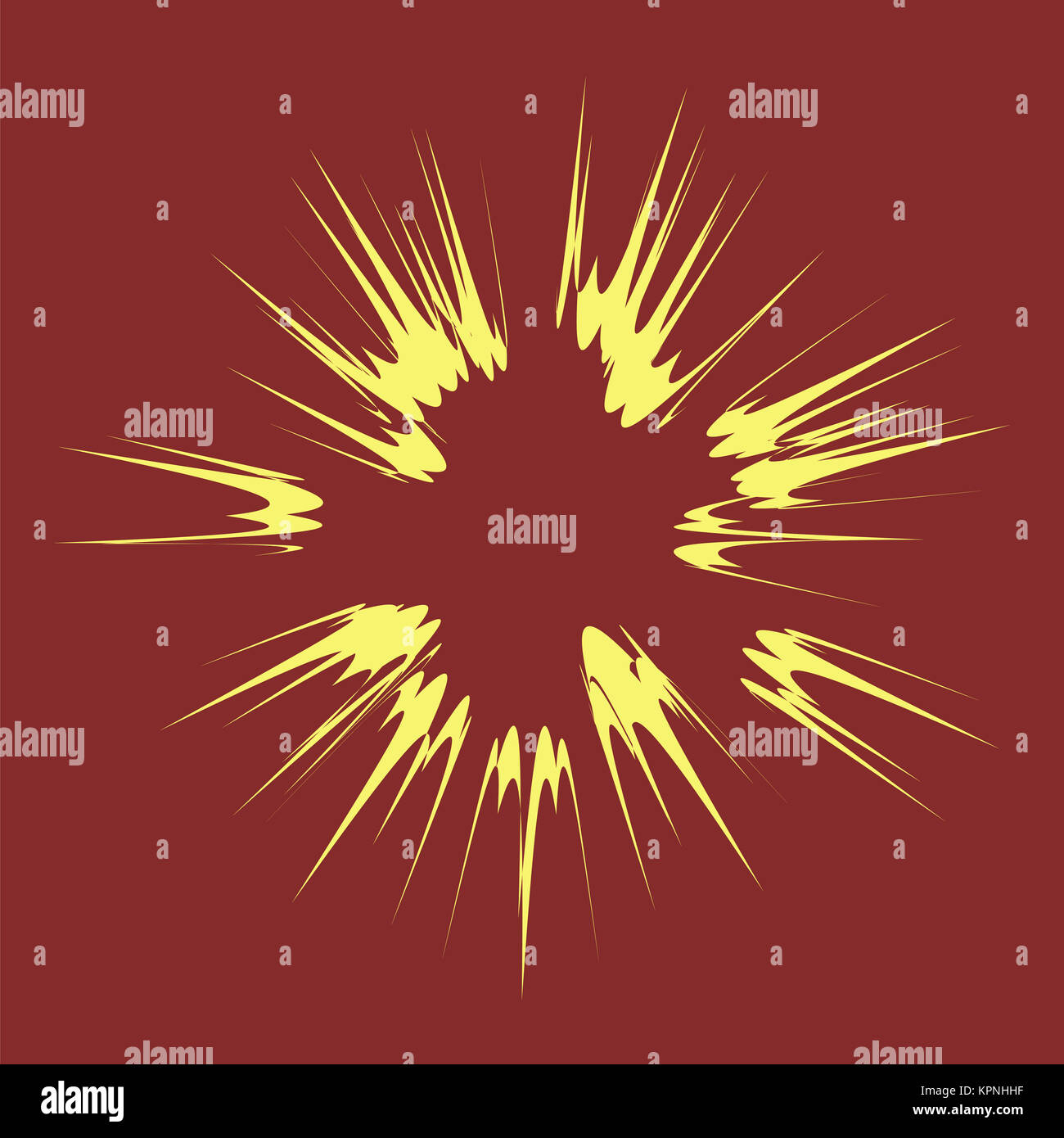 Flash, Cartoon Explosion explodieren Stockfotografie - Alamy