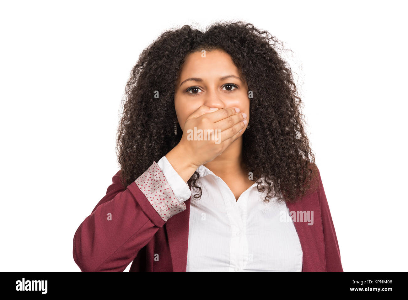 Halten mund -Fotos und -Bildmaterial in hoher Auflösung – Alamy