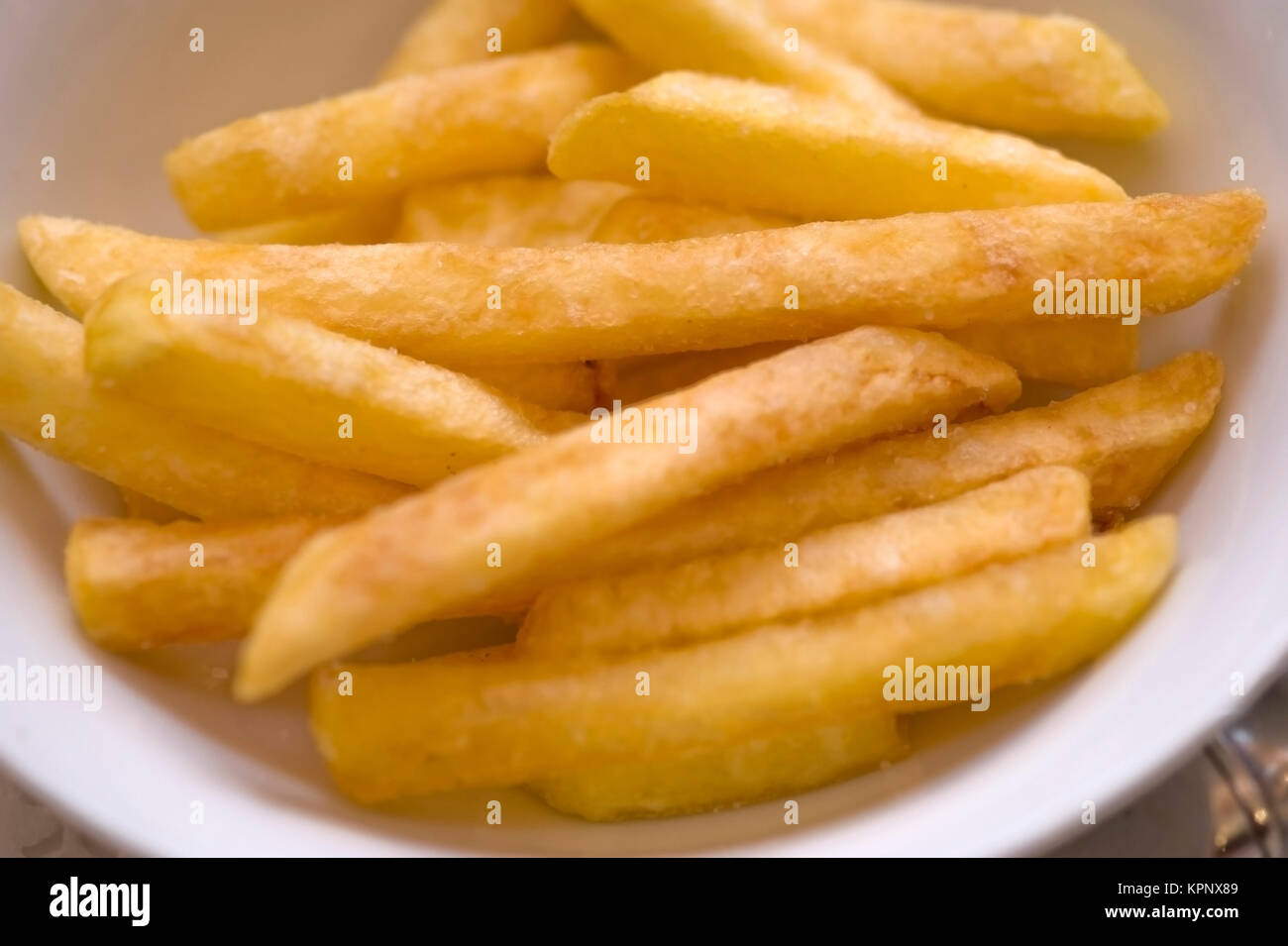 Pommes Frites - chips Stockfotografie - Alamy