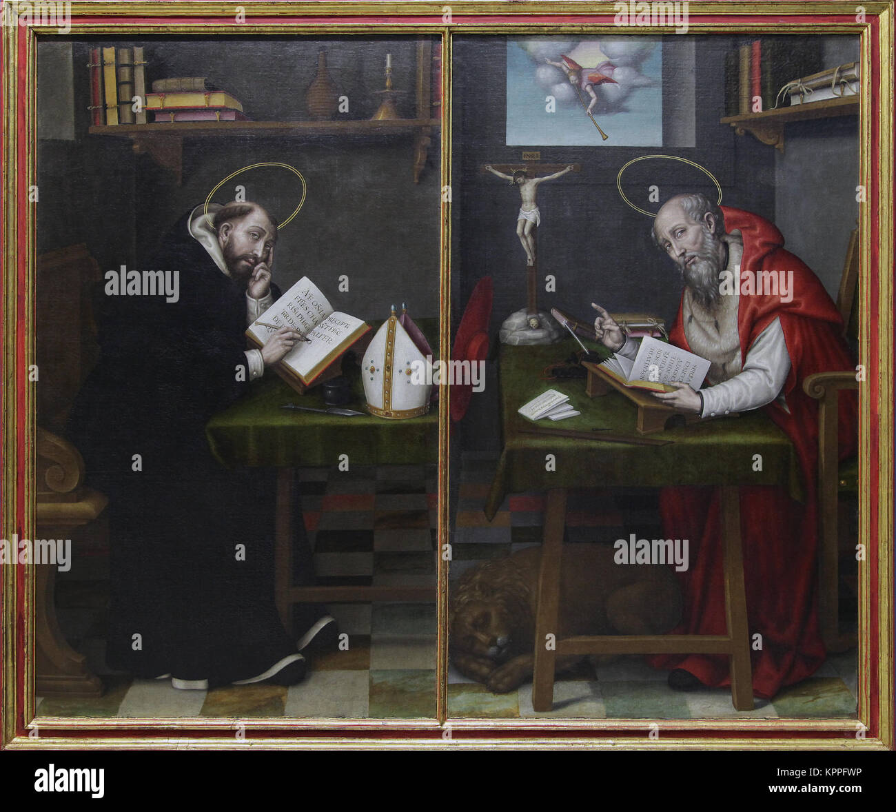 Der heilige Augustinus und Hieronymus/San Agustin y San Jeronimo durch ...