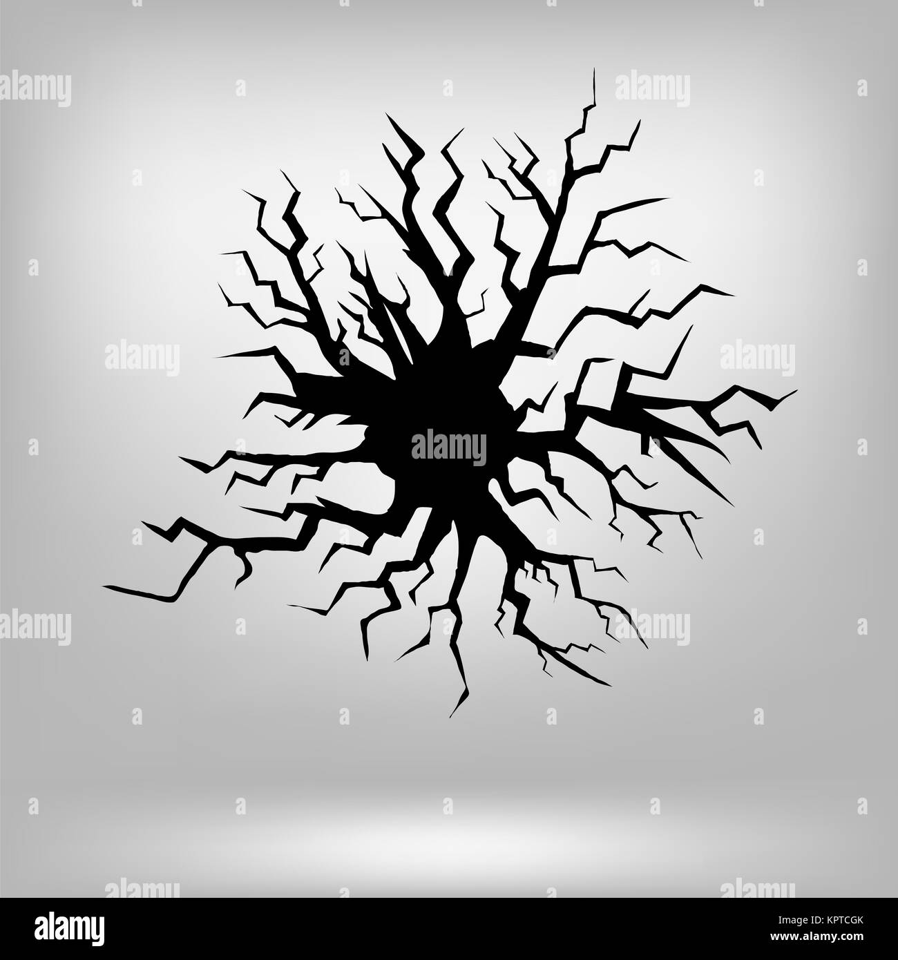 Crack-Symbol. Art. Crack Crack Symbol Symbol Web. Riss das Symbol Neue ...