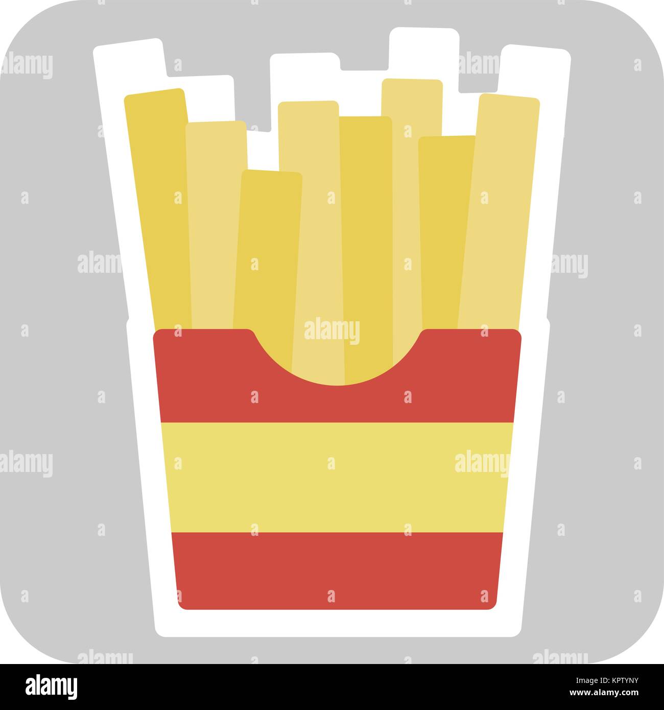 Pommes frites Logo Stock-Vektorgrafik - Alamy