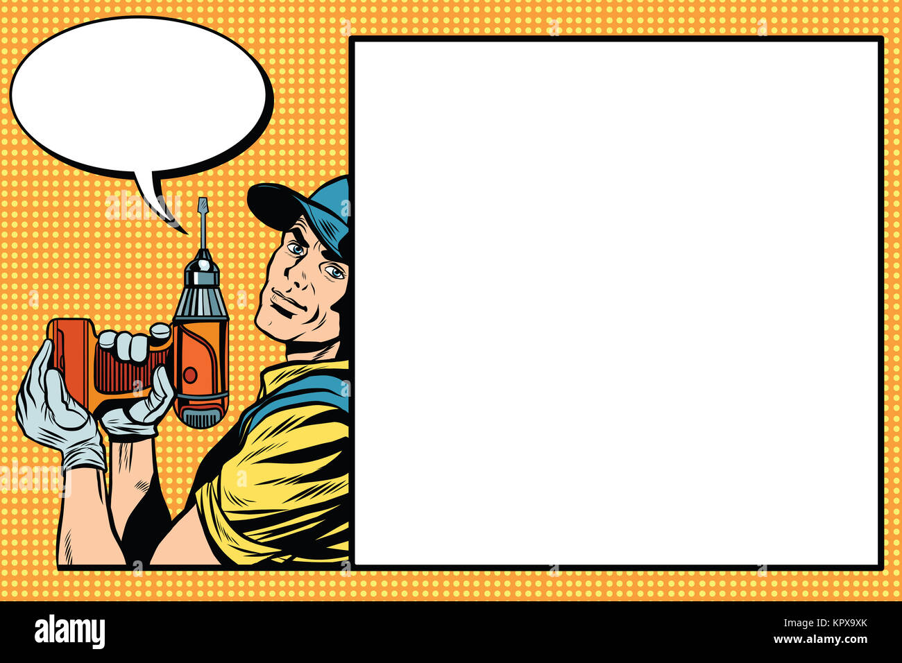 Vintage comic engineer -Fotos und -Bildmaterial in hoher Auflösung – Alamy