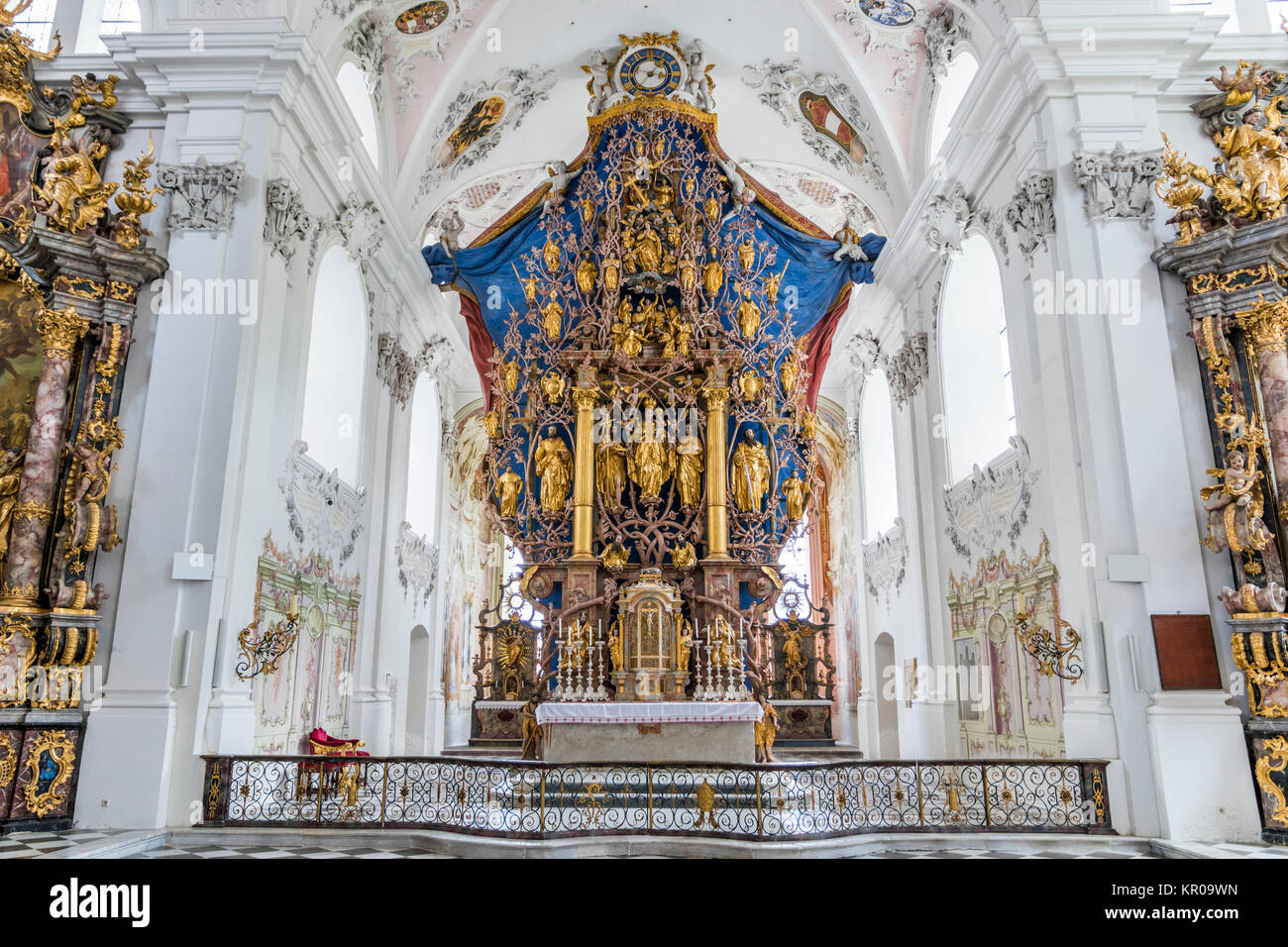 Altar mit der Darstellung der Wurzel Jesse in der Stiftskirche von ...