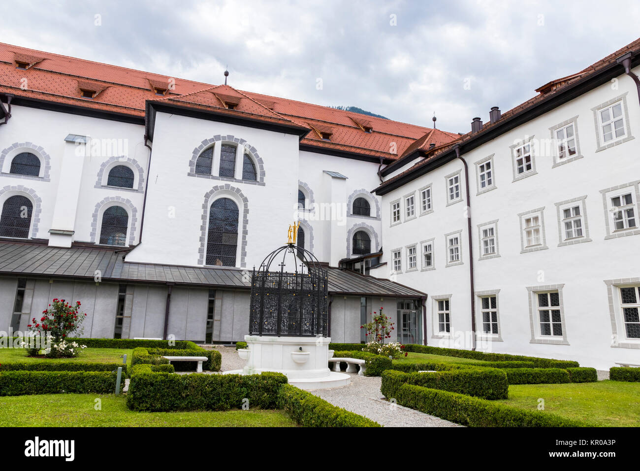 Das Kloster Stift Stams, einem barocken Zisterzienserkloster in der ...