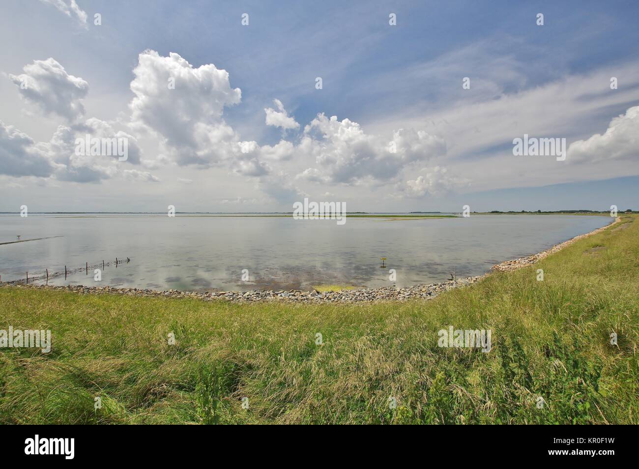 Das grevelingenmeer in goedereede, goeree- overflakkee, die Südlichen ...