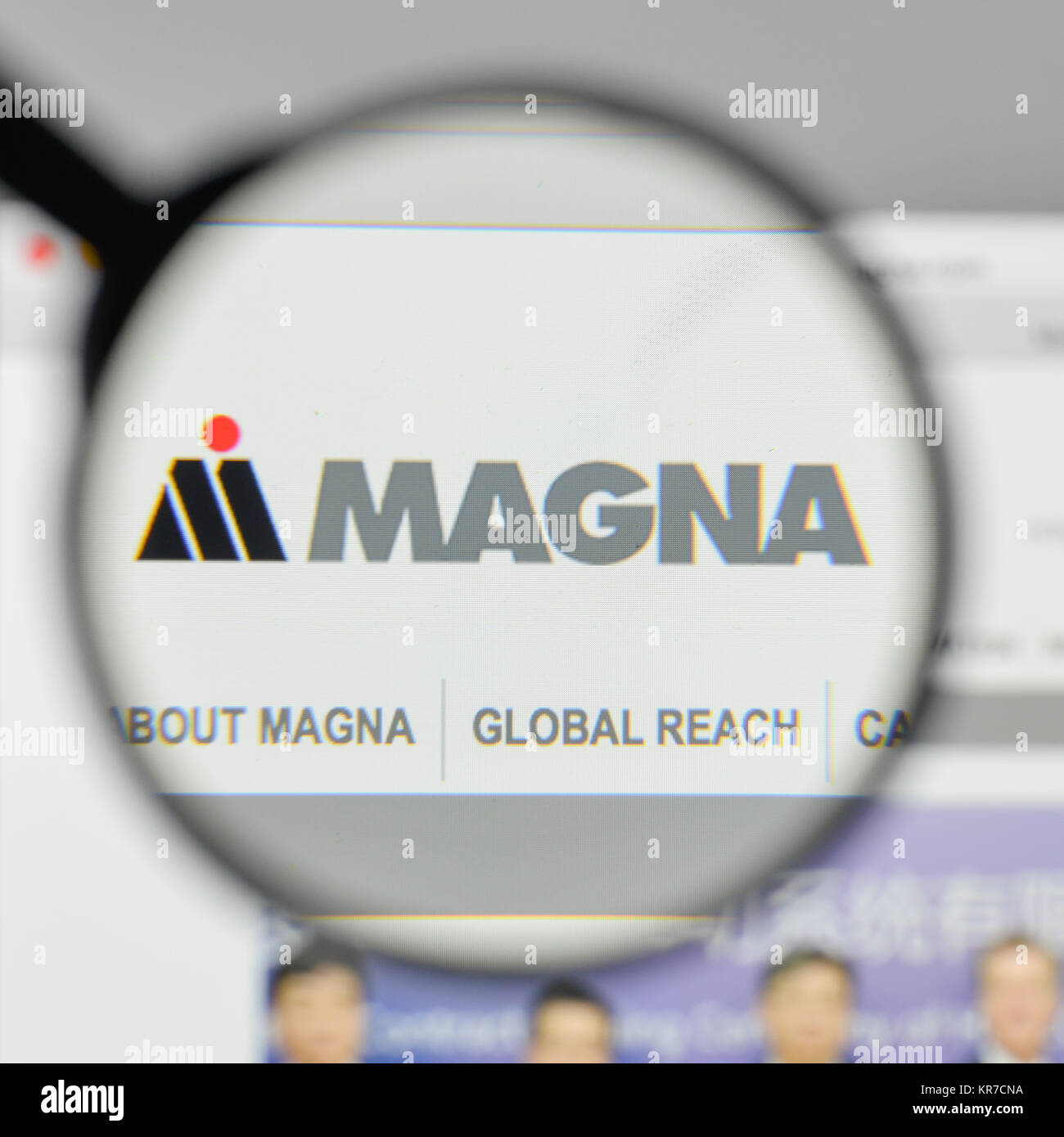 Magna logo -Fotos und -Bildmaterial in hoher Auflösung – Alamy