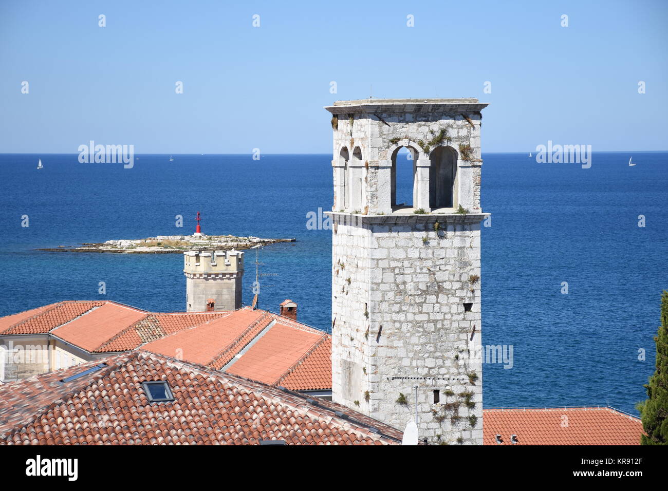 porec, parenzo, Parenz, Kirche, Kirchturm, Turm, Kirche, sv. franjo ...