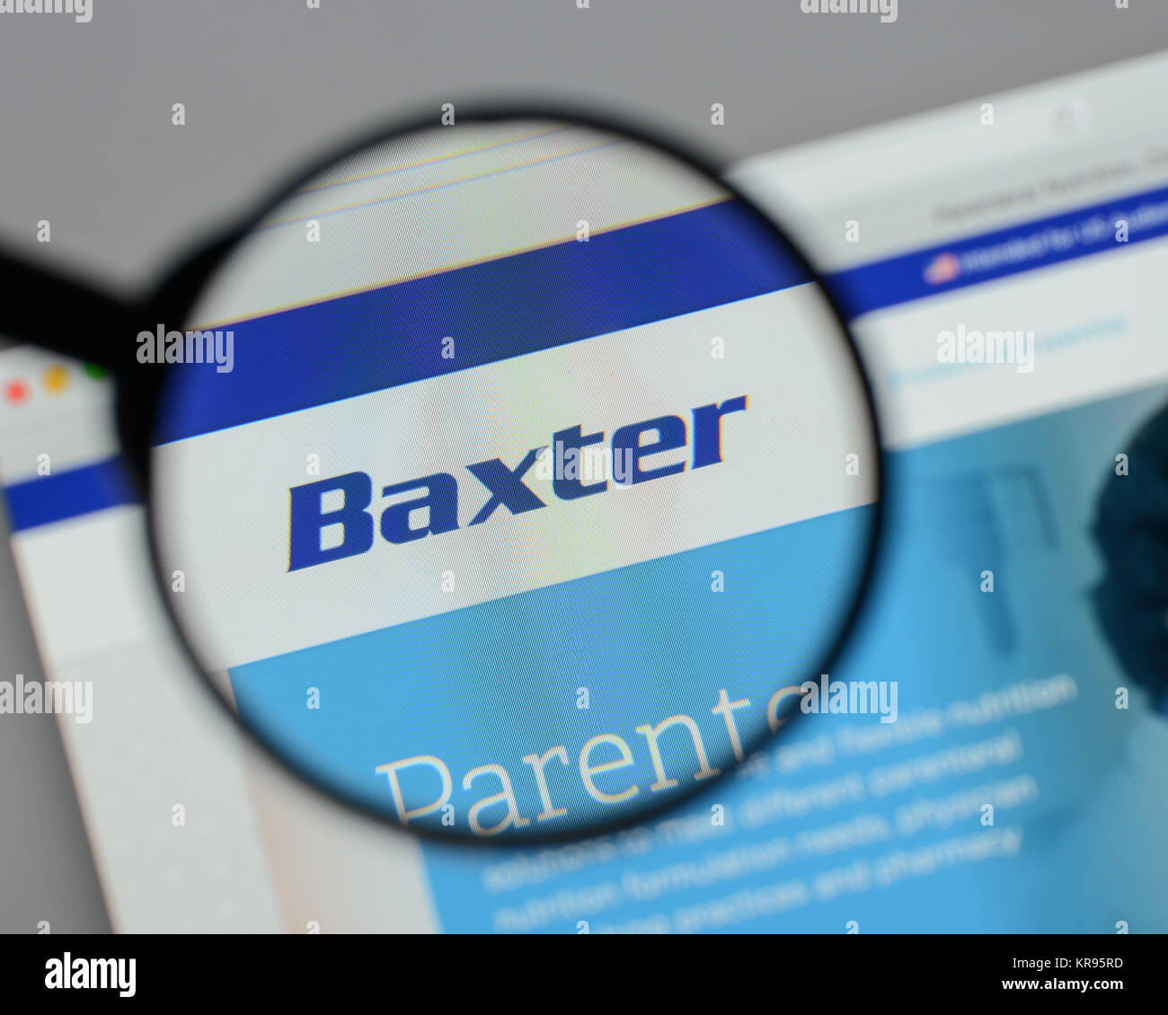Baxter logo -Fotos und -Bildmaterial in hoher Auflösung – Alamy