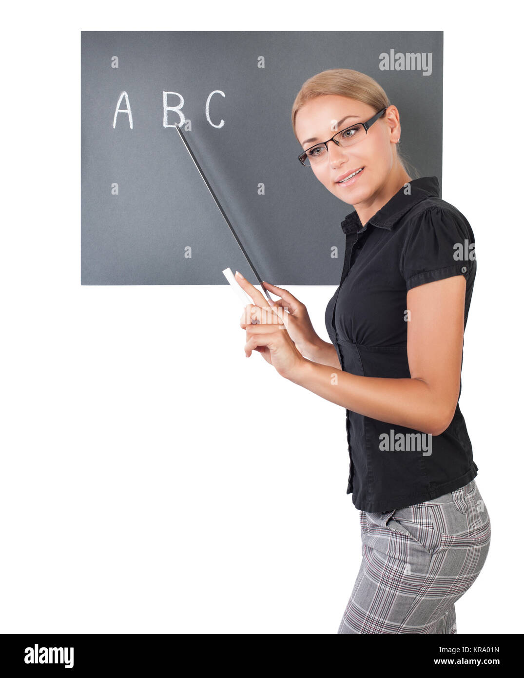 Lehrerin klasse Ausgeschnittene Stockfotos und -bilder - Alamy