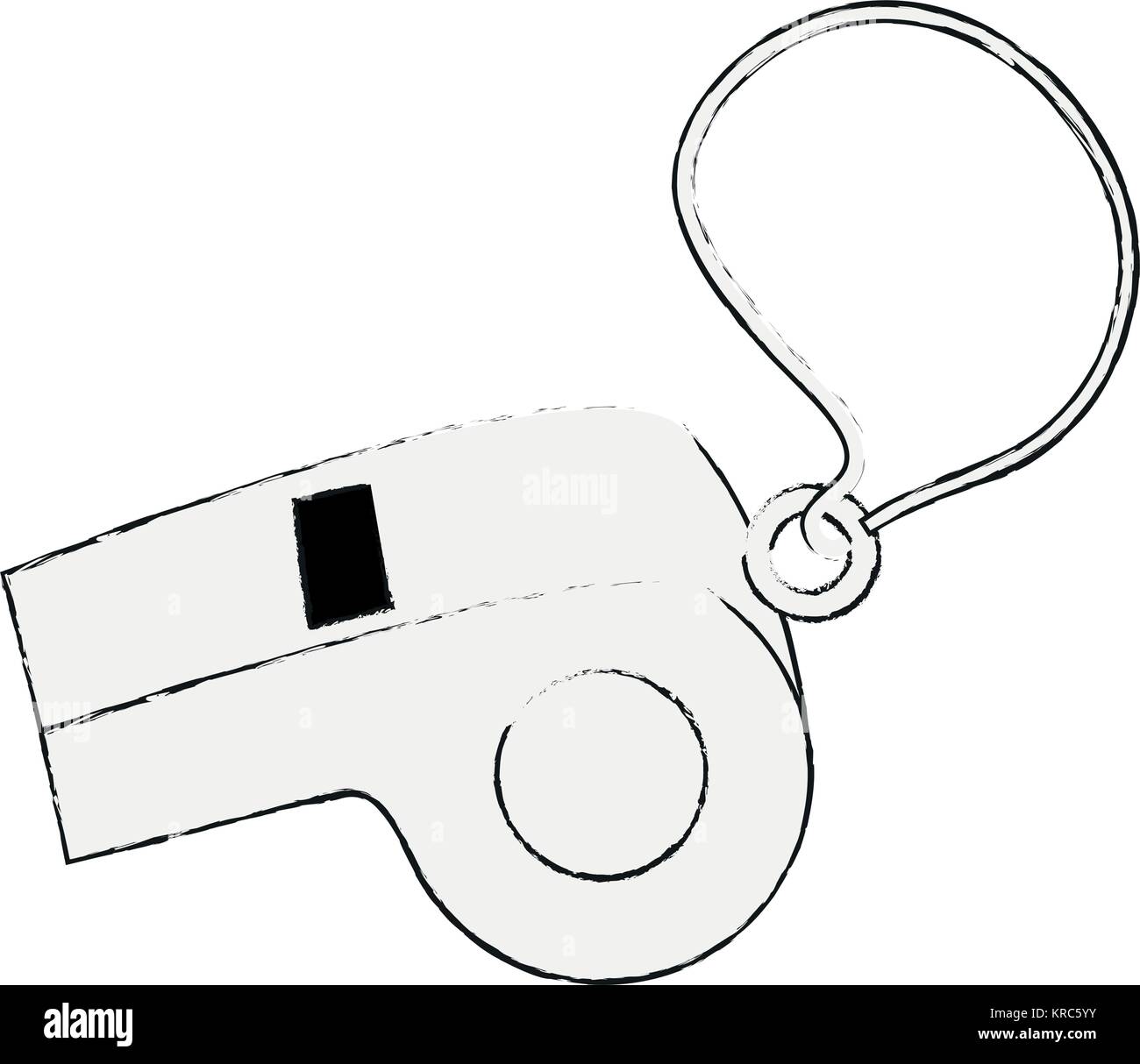 Schiedsrichter sport Pfeifen Stock-Vektorgrafik - Alamy