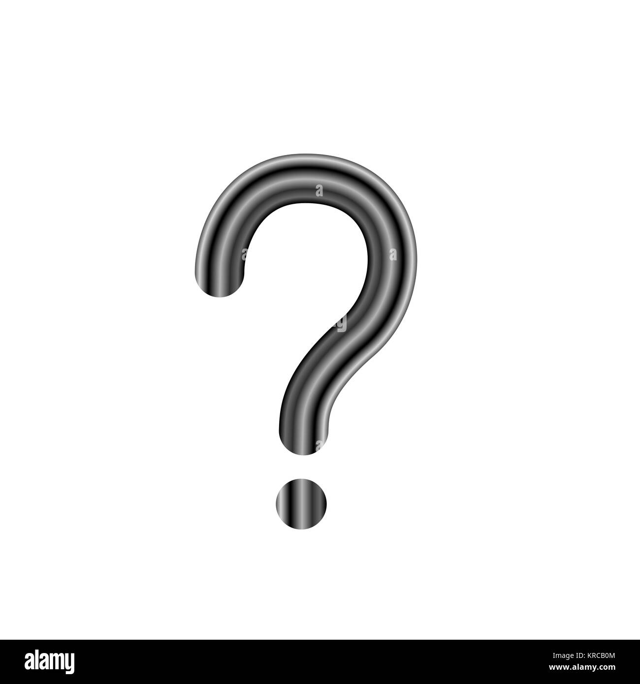 Fragezeichen button symbol Schwarzweiß-Stockfotos und -bilder - Alamy