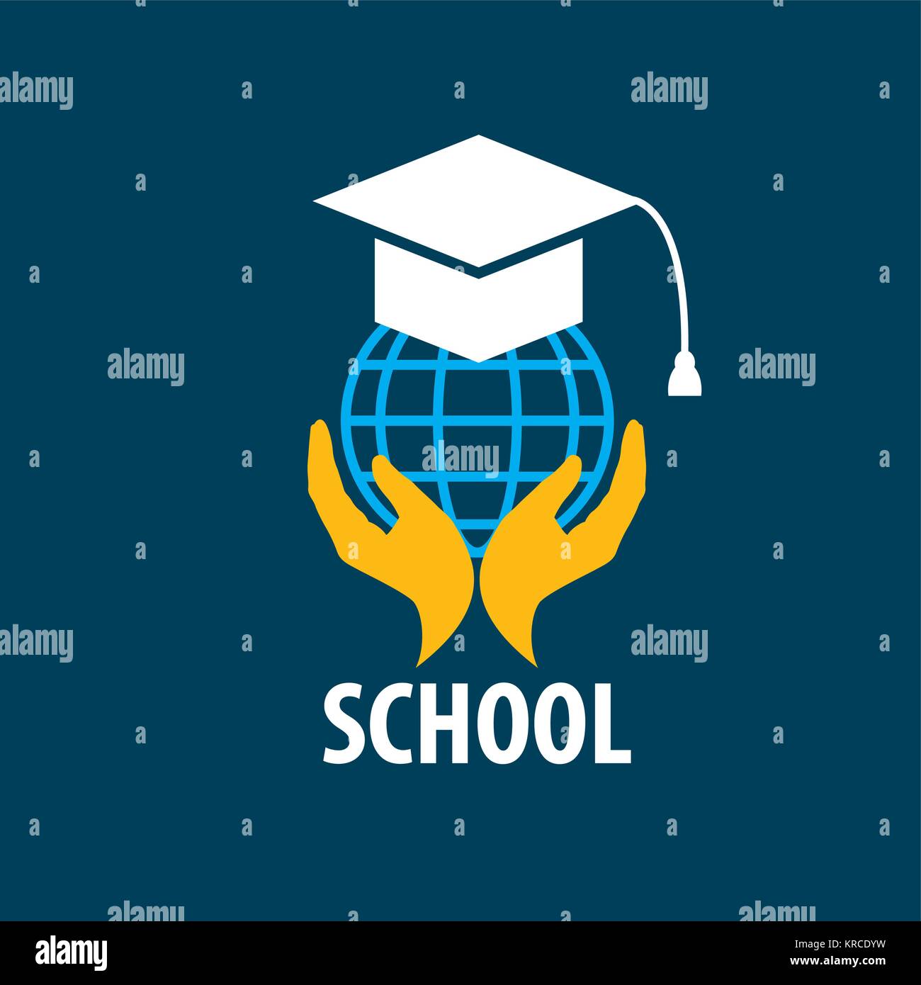 Vektor logo Schule Stock-Vektorgrafik - Alamy