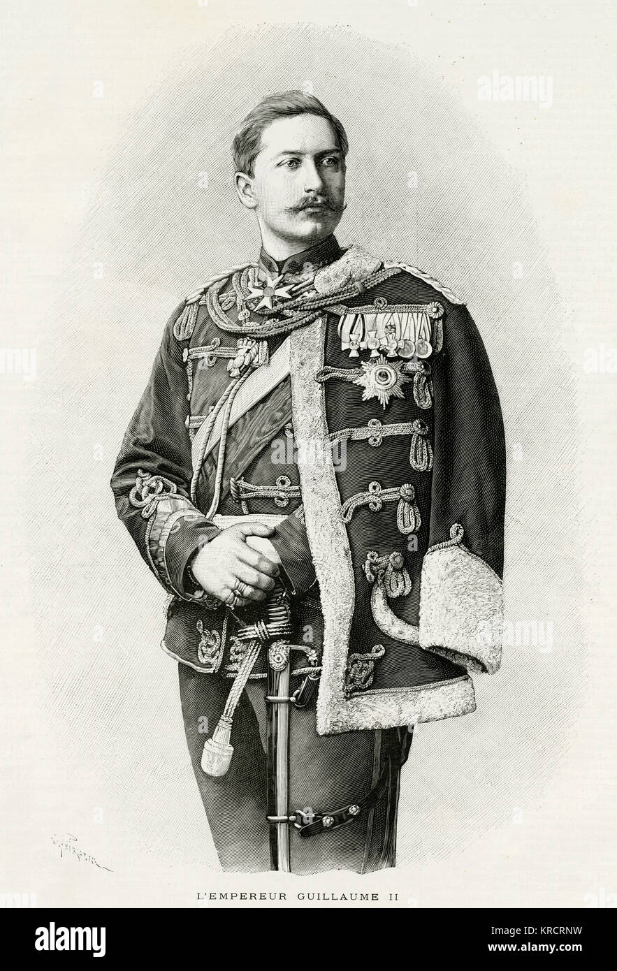Deutscher Kaiser Wilhelm Ii Oder William Ii Stockfotos und -bilder ...