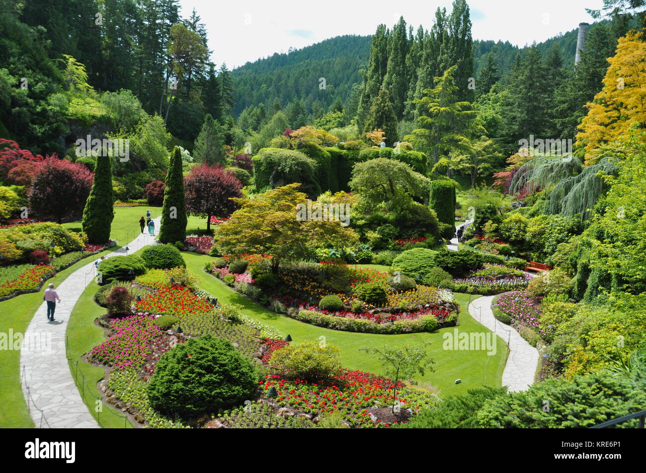 Giardini famosi del mondo del butchart -Fotos und -Bildmaterial in hoher Auflösung – Alamy