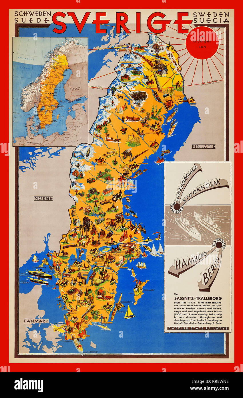 Schweden karte -Fotos und -Bildmaterial in hoher Auflösung – Alamy