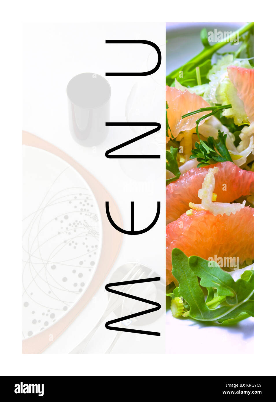 Dinner menu card -Fotos und -Bildmaterial in hoher Auflösung – Alamy