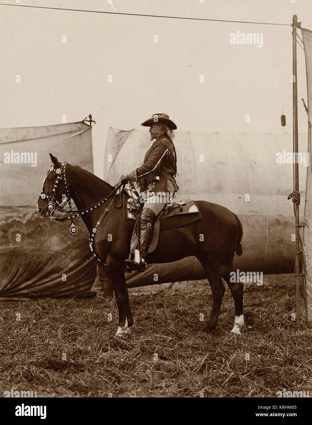Buffalo Bill Wild West Show Stockfotos und -bilder Kaufen - Alamy