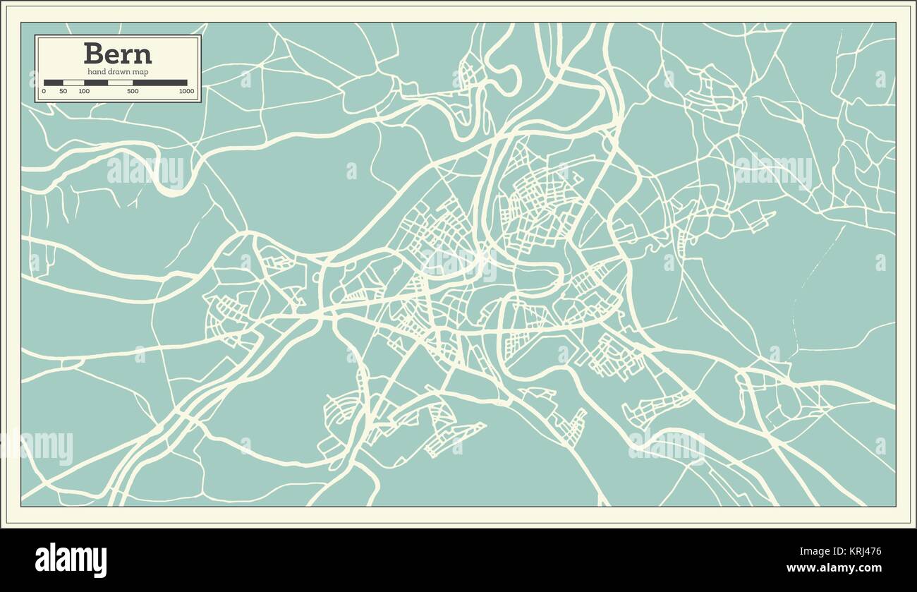 Bern map vector -Fotos und -Bildmaterial in hoher Auflösung – Alamy