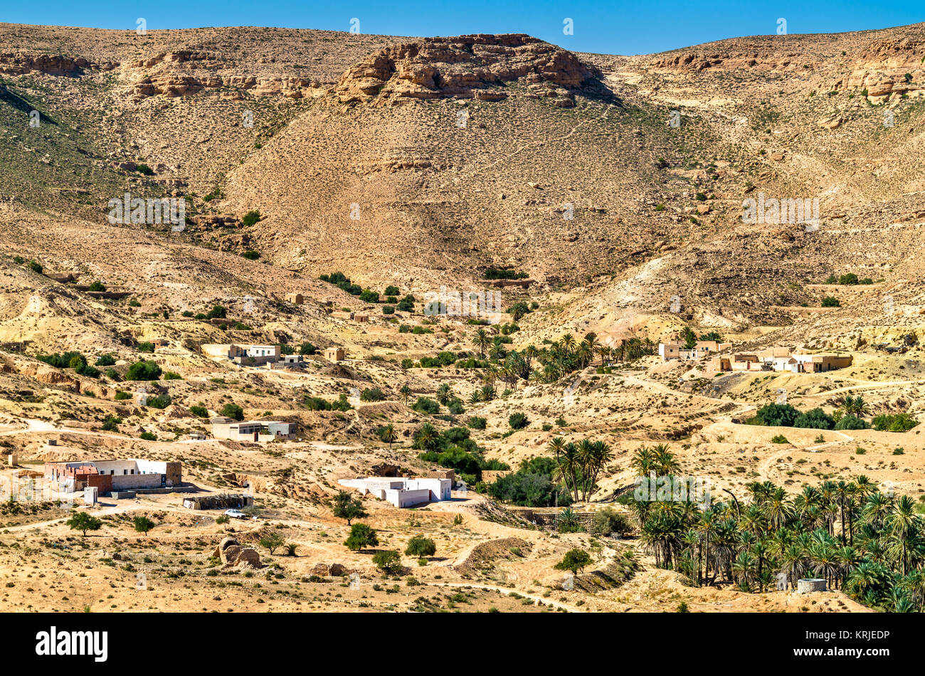 Ksar Hallouf, einem Dorf in der Provinz Aizu Wakamatsu, Südliche ...