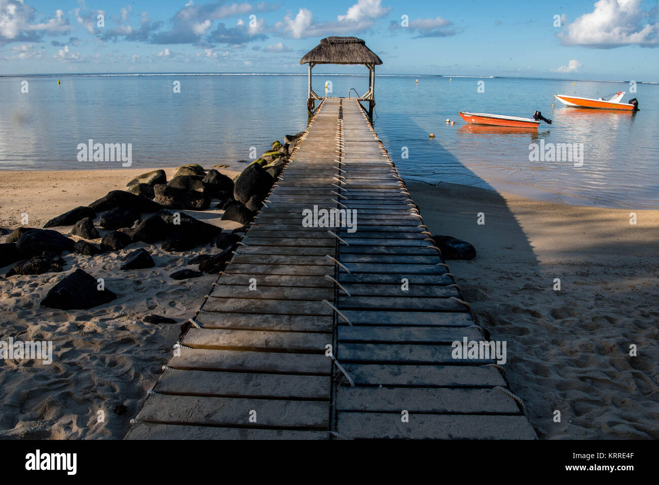 Mauritius jetty beach -Fotos und -Bildmaterial in hoher Auflösung – Alamy