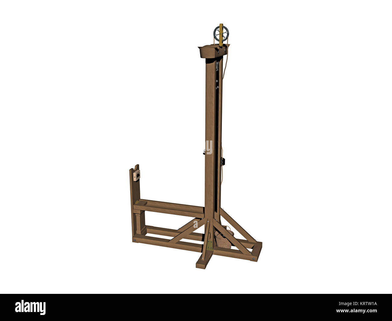 Execution by guillotine Ausgeschnittene Stockfotos und -bilder - Alamy