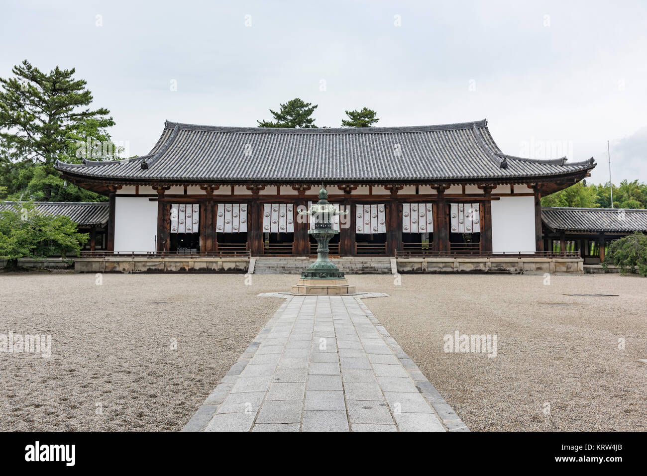 Ikaruga Horyuji Tempel, Stadt, Bezirk, Ikoma in der Präfektur Nara ...