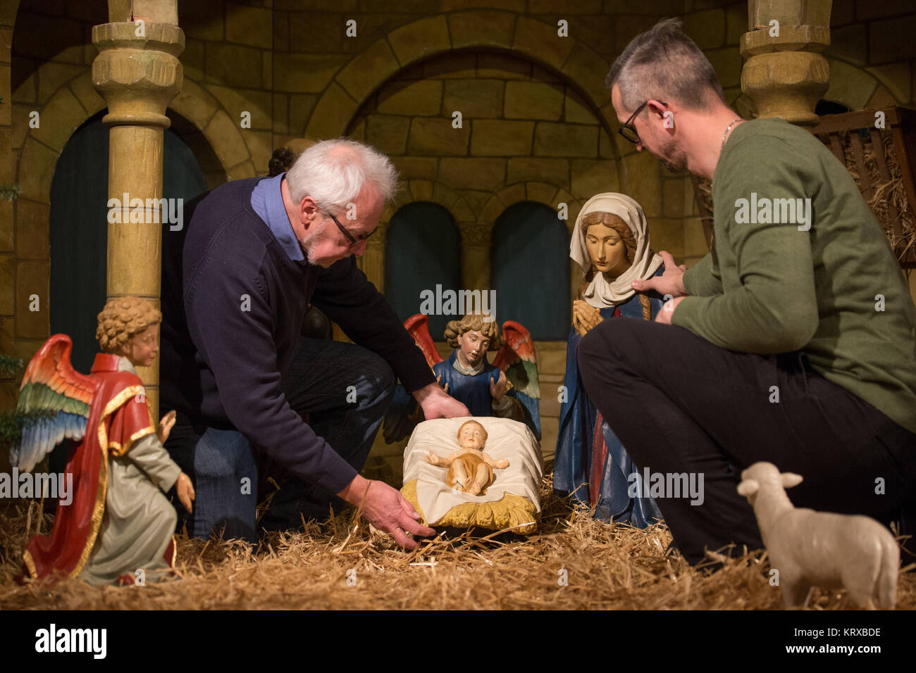 Osnabrück, Deutschland. 20 Dez, 2017. Die Kathedrale sextons Rolf ...