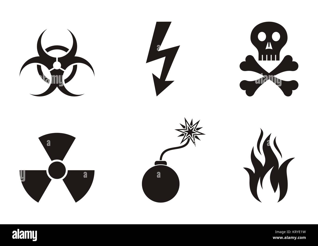 Warning symbols -Fotos und -Bildmaterial in hoher Auflösung – Alamy