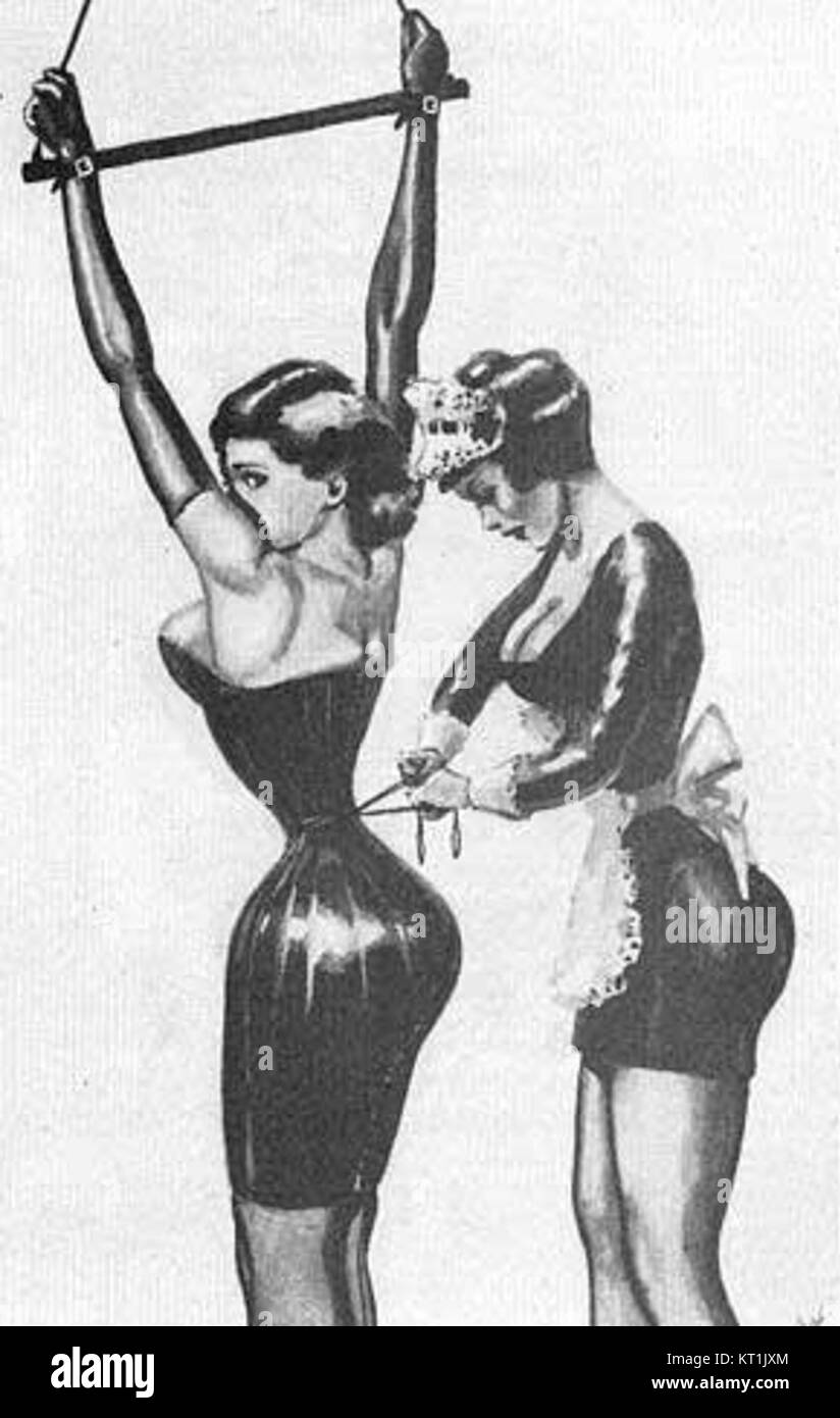 Selbstsperrende Korsett im BDSM Stockfotografie - Alamy