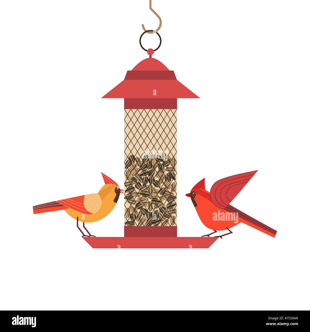 Cardinal clip art Stock-Vektorgrafiken kaufen - Alamy