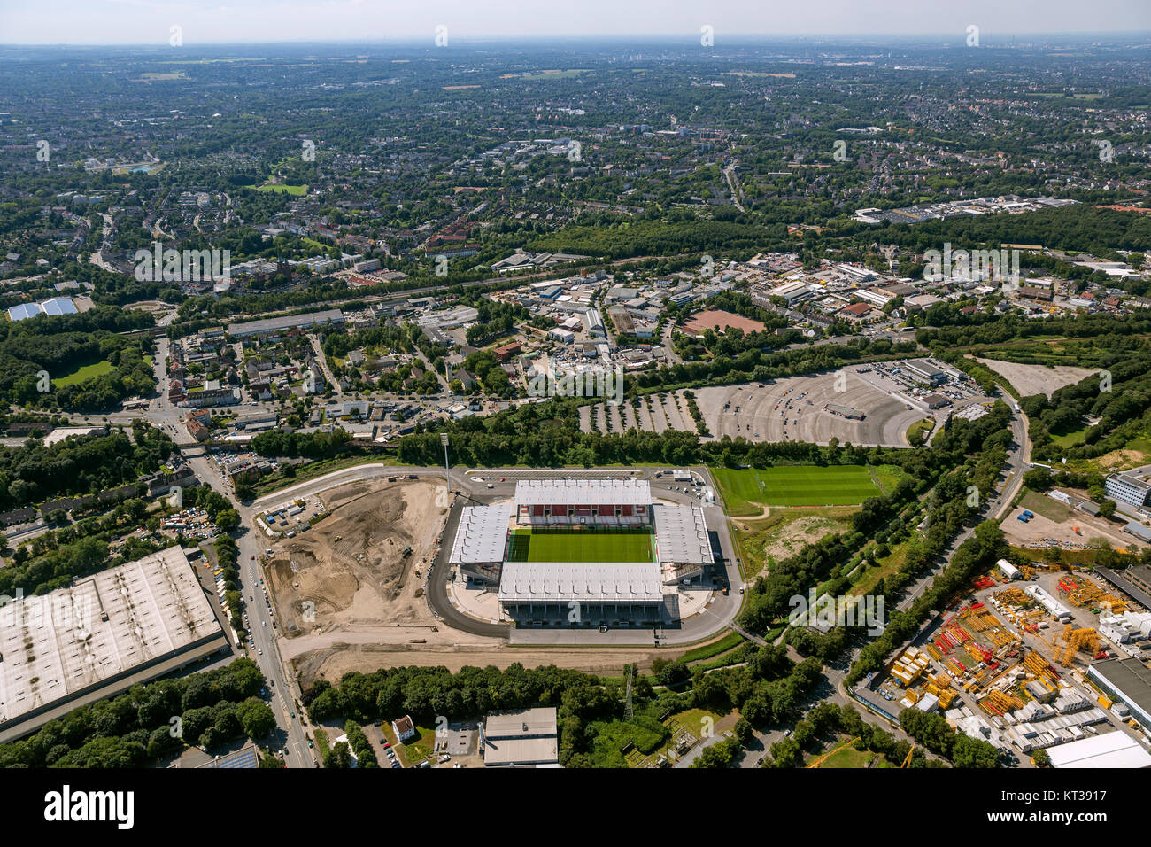 Rot-Weiss-Essen Stadion auf dem Port Road, Essen, Ruhr, Nordrhein ...