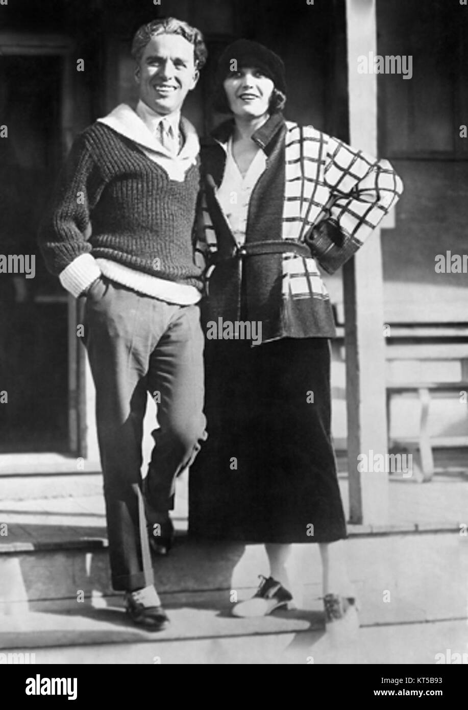 Charlie Chaplin And Pola Negri Pola Negri In US (1923) PICRYL