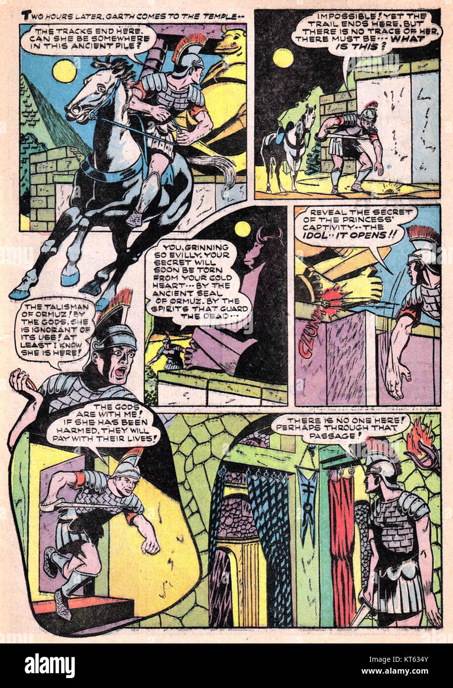 Dieses Bild ist ein Cover aus der Comicserie Slave Girl Comics, einer ...