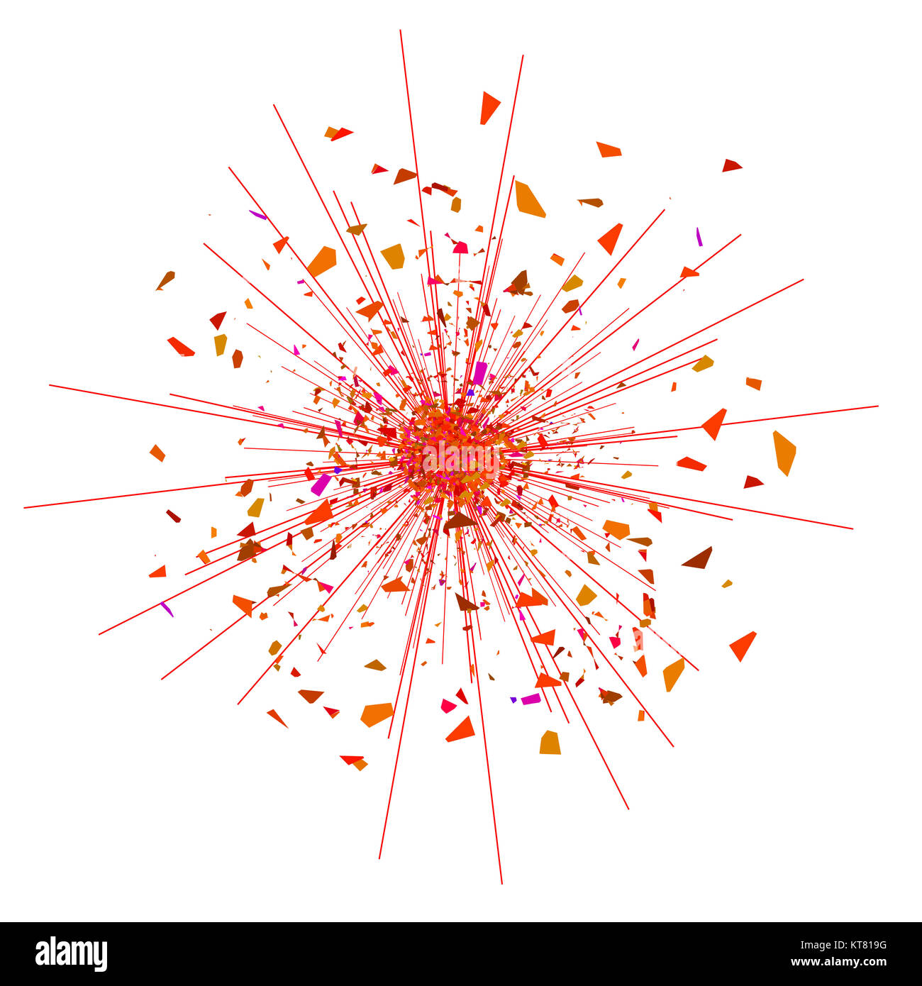 Flash, Cartoon Explosion explodieren Stockfotografie - Alamy