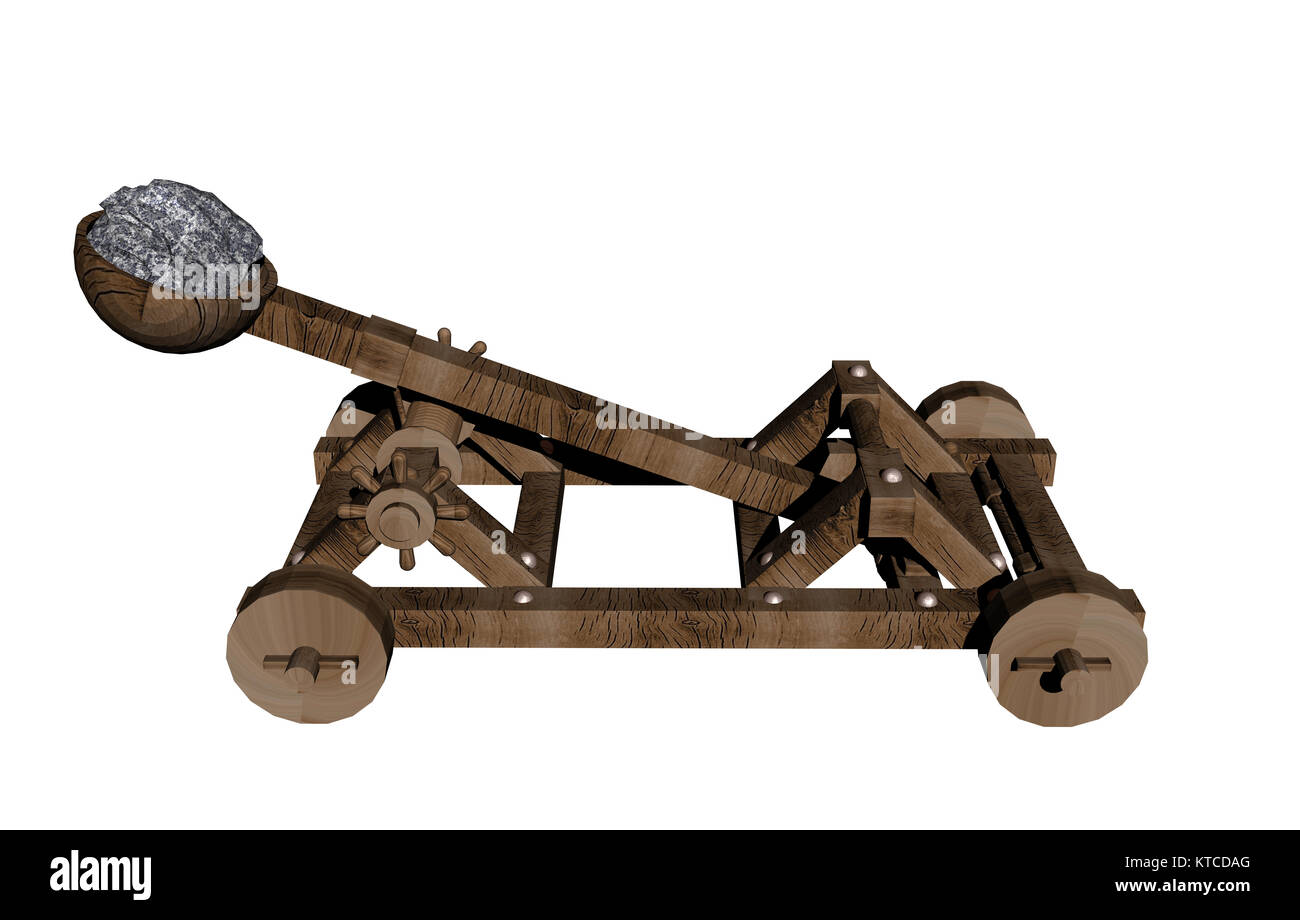 Katapult mittelalter Ausgeschnittene Stockfotos und -bilder - Alamy