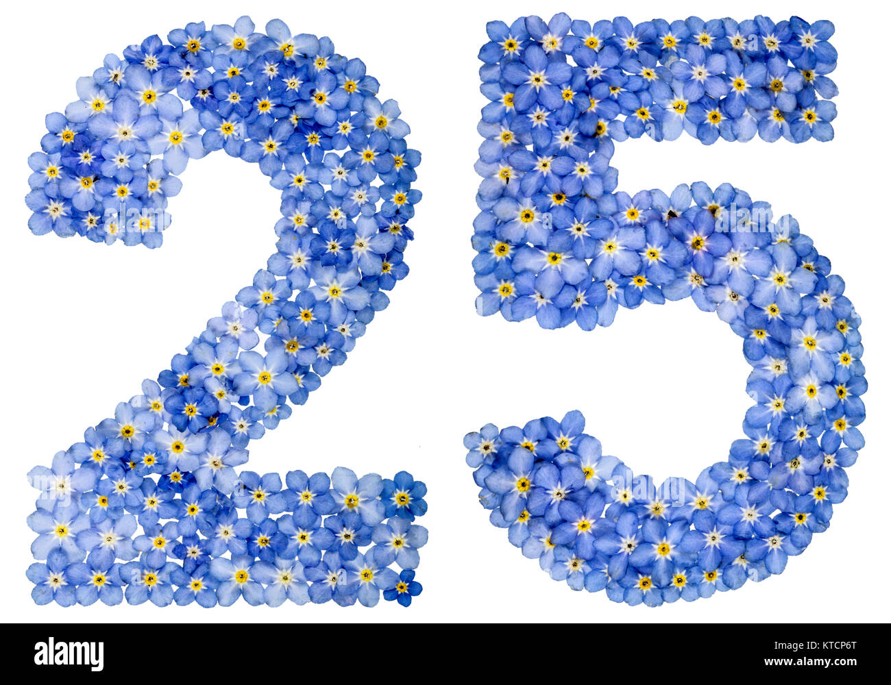Happy Birthday Number 25 Greeting Stockfotos und -bilder Kaufen - Alamy