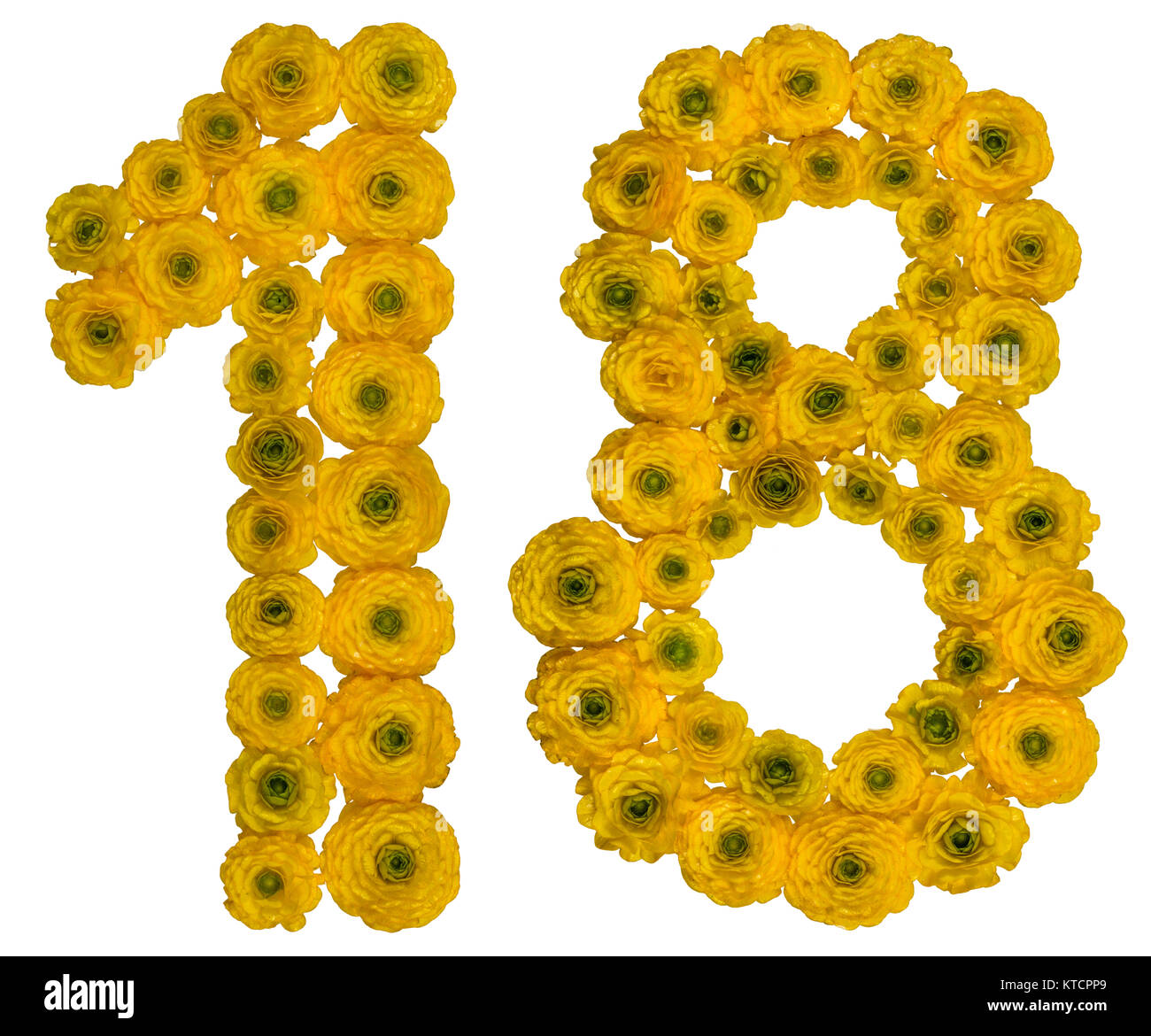 Happy birthday number 18 greeting -Fotos und -Bildmaterial in hoher ...