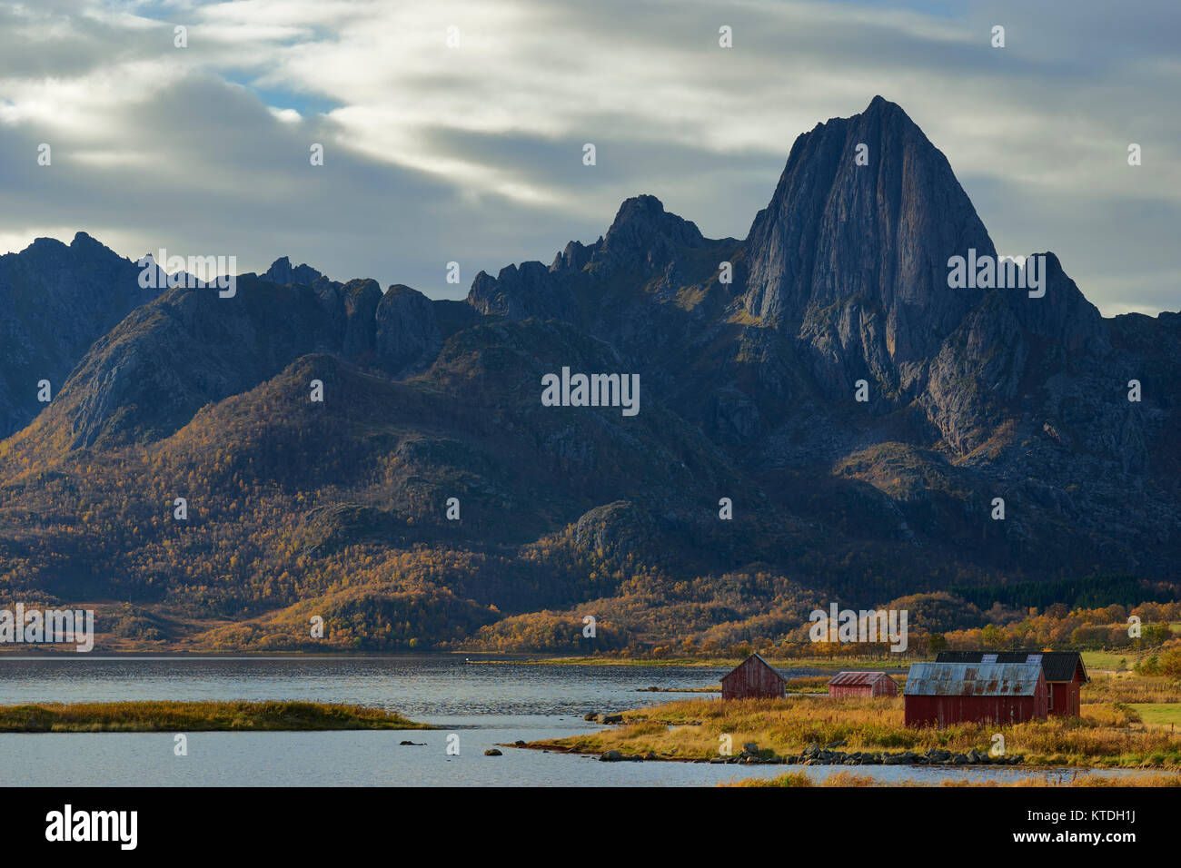 Reka auf Langoya, Sortland, Nordland, Norwegen Stockfotografie - Alamy