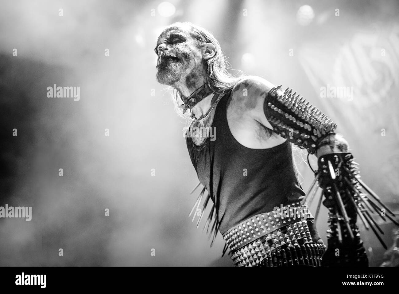 Der norwegischen Black Metal Band Gorgoroth führt ein Live Konzert in ...