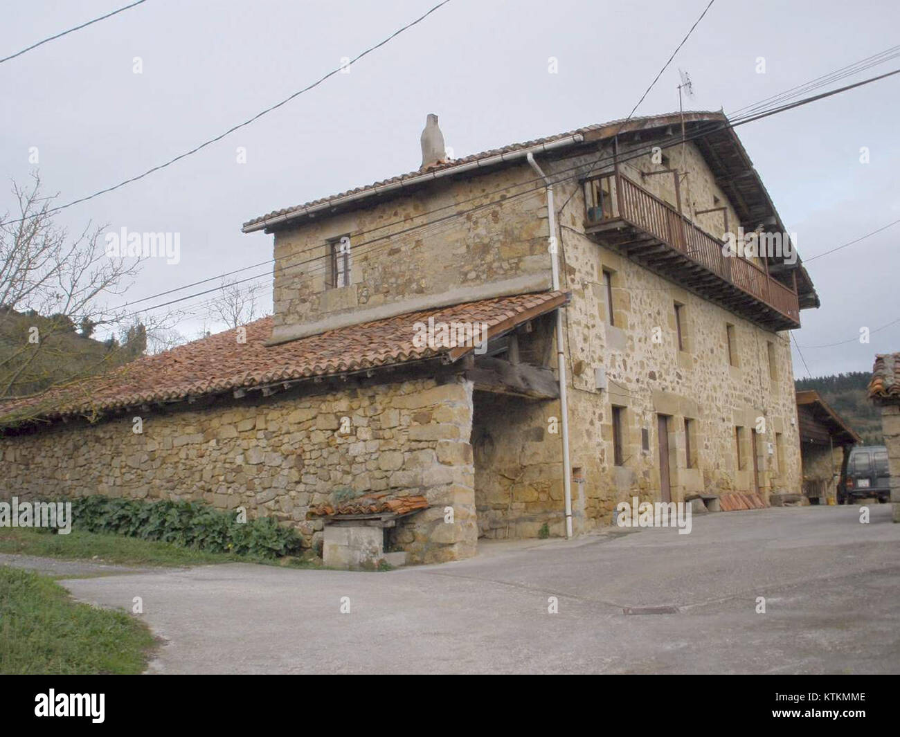 Berriz ist eine Stadt im Baskenland in Spanien. Das Viertel Andikoa ist ...