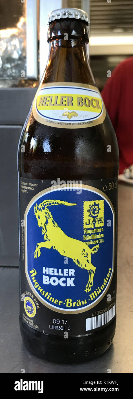Augustiner Heller Bock ist eine Biersorte, die von der Augustiner ...