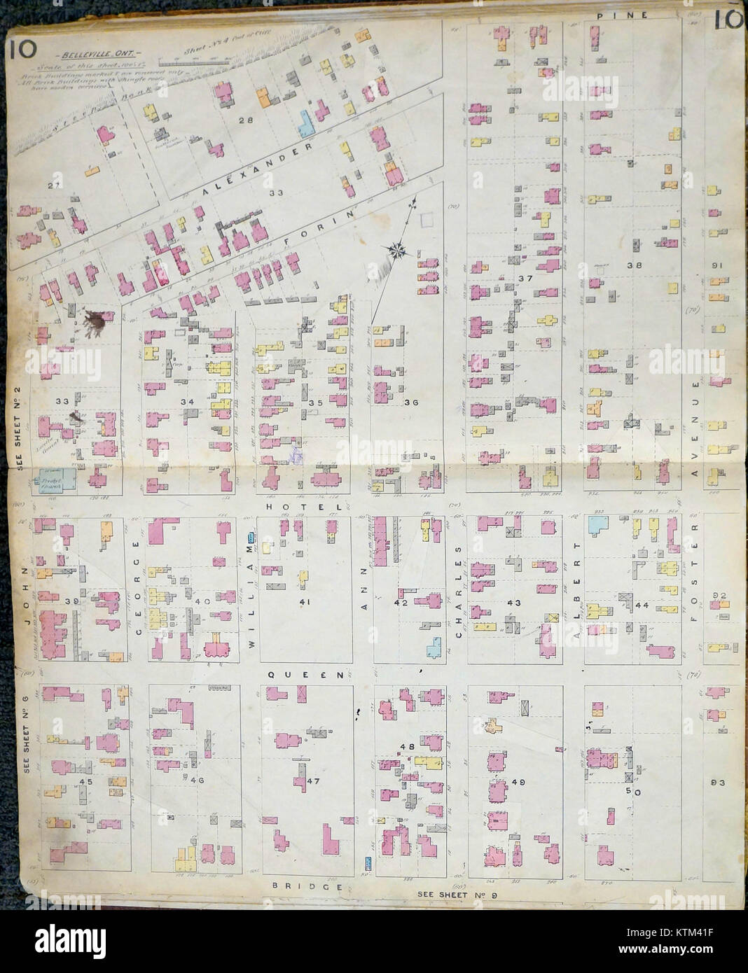 Die Belleville Fire Insurance Map von 1878-1883, Seite 10, enthält ...