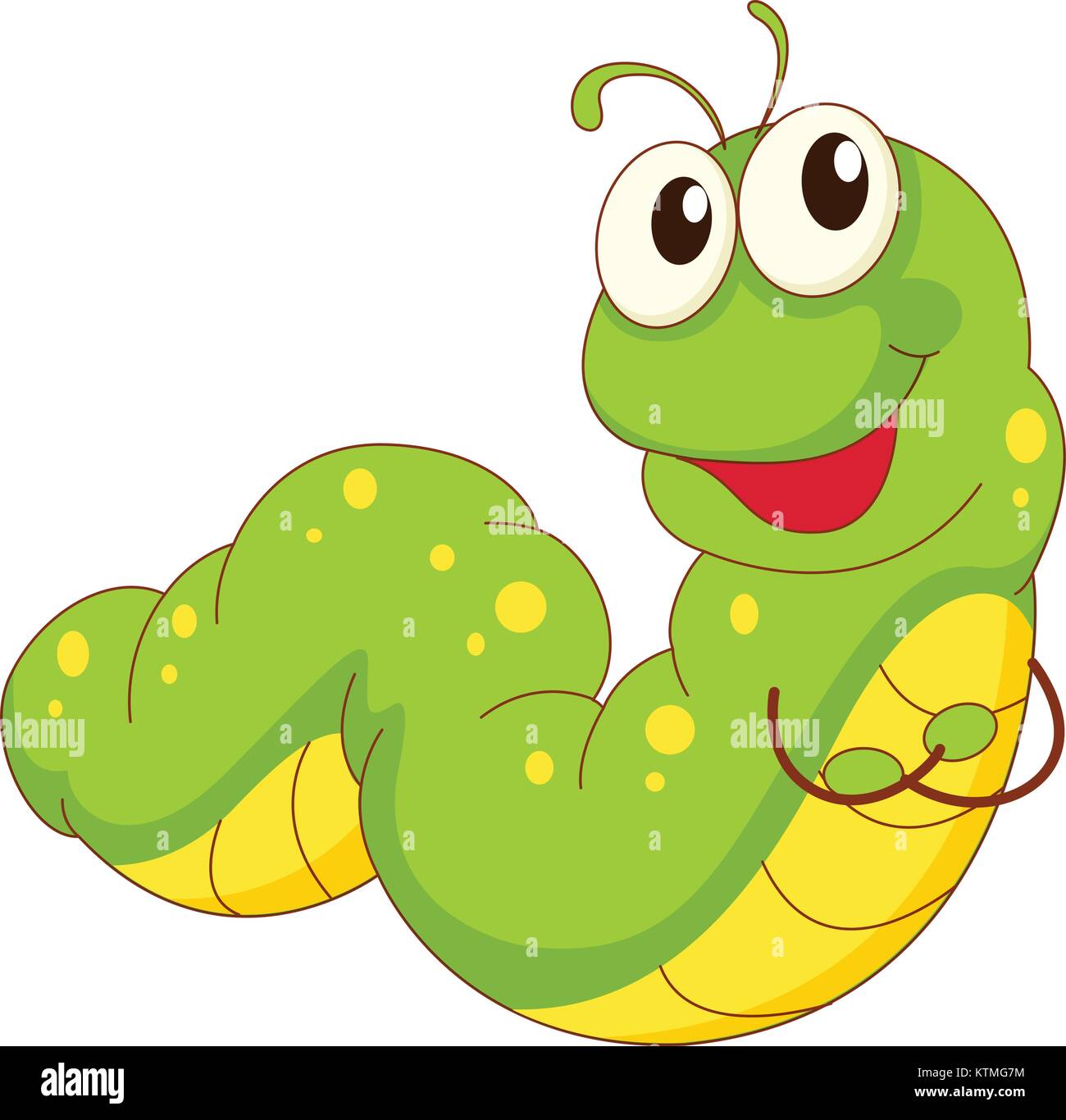 Raupe kriechen Stock-Vektorgrafiken kaufen - Alamy